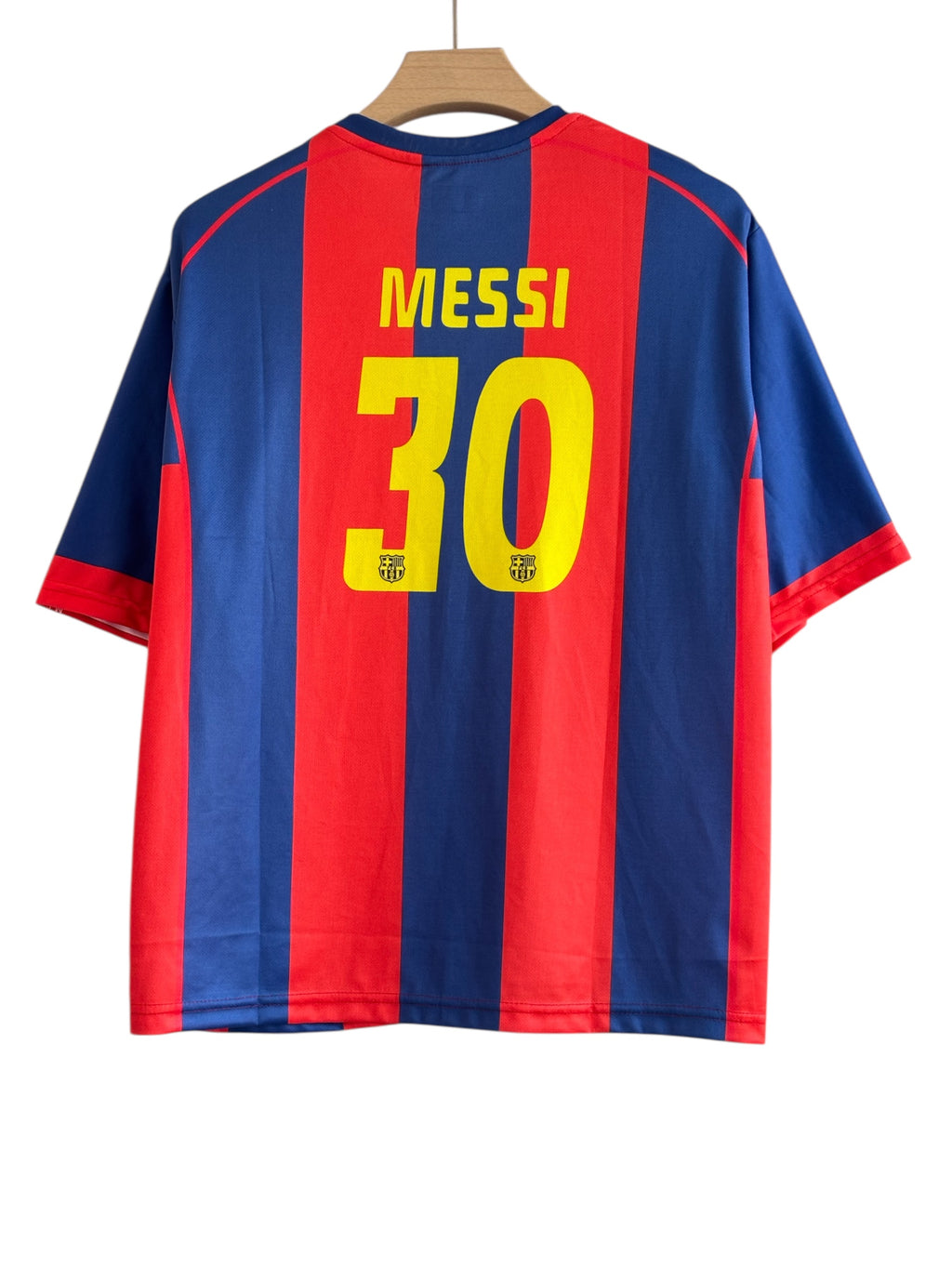 Messi-30 Barcelona 2004/05 Five sleeve with embroidery – JERSEY VAULT