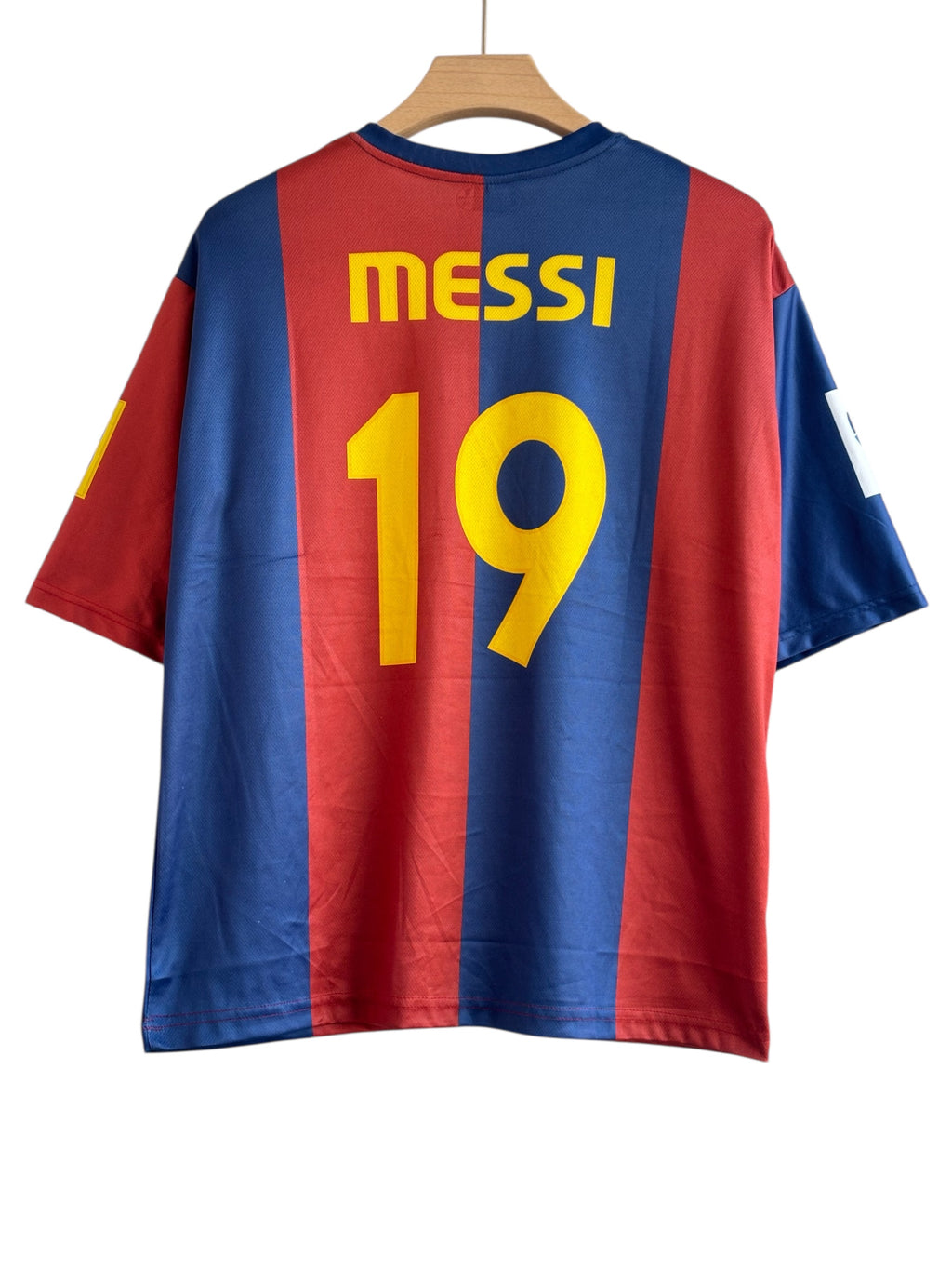 Messi-19 Barcelona 2006/07 Five sleeve with Emboidery – JERSEY VAULT